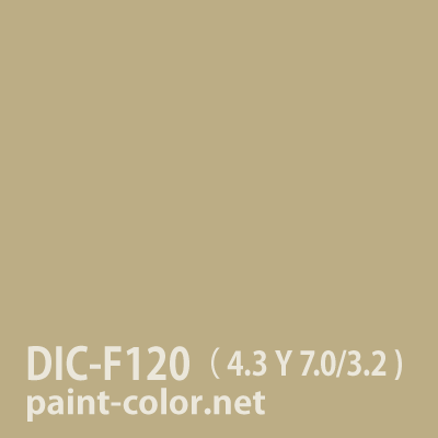DIC-F120（メラミン/アクリル/ラッカー） | 塗料調色のペイントカラー